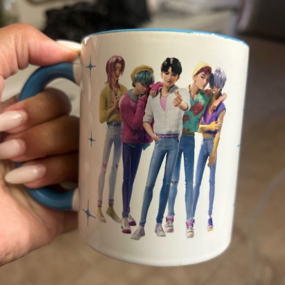 Netflix | Dining | Netflix Saja Boys Kpop Demon Hunters Mug With Blue ...